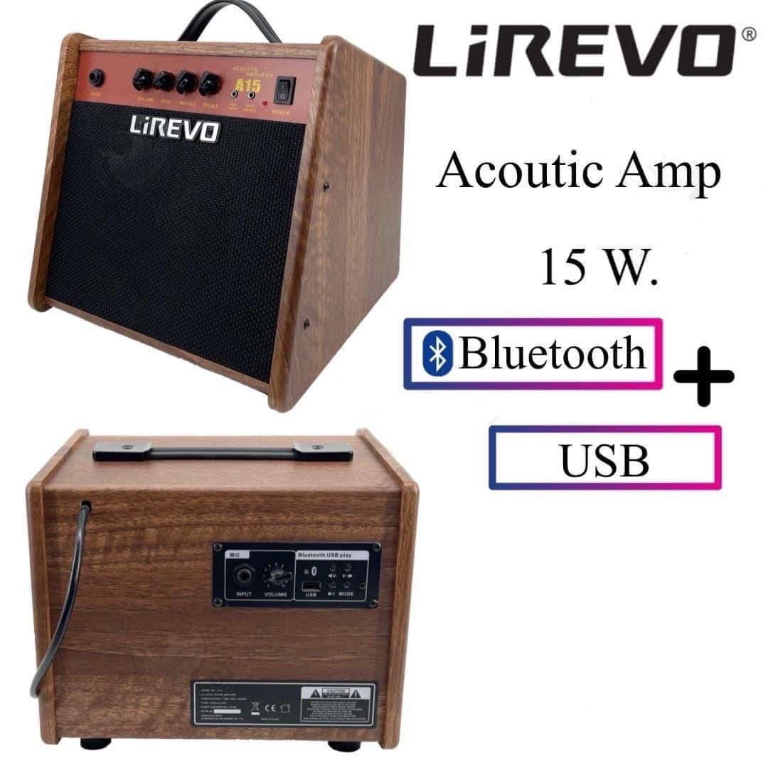 ตู้แอมป์ Lirevo A-15, A-30 ตู้แอมป์กีตาร์โปร่ง - The Guitarism
